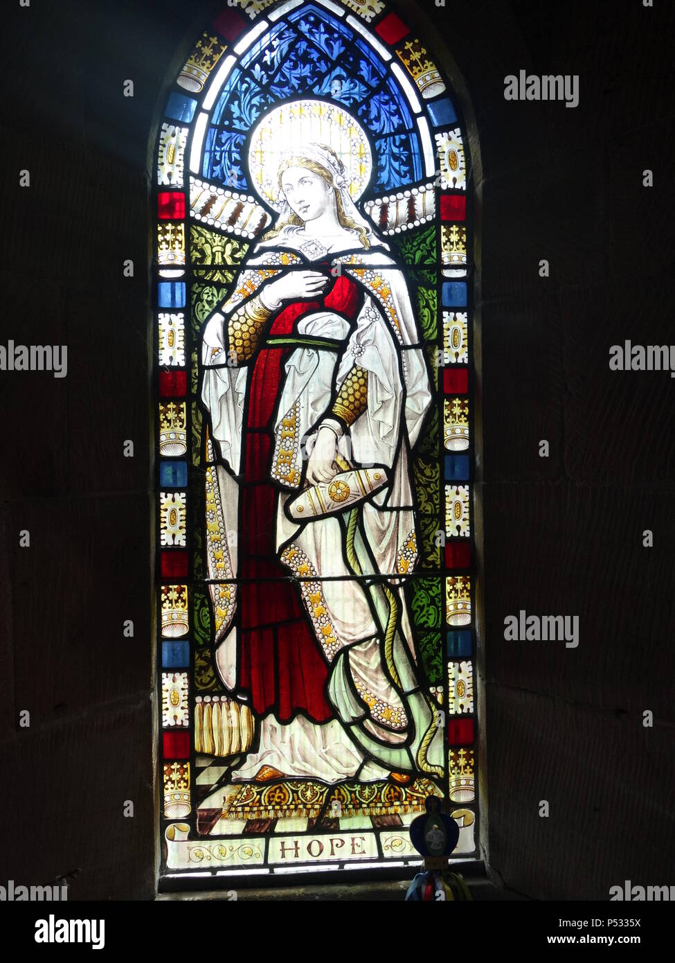 beautiful stained glass windows Stock Photo - Alamy