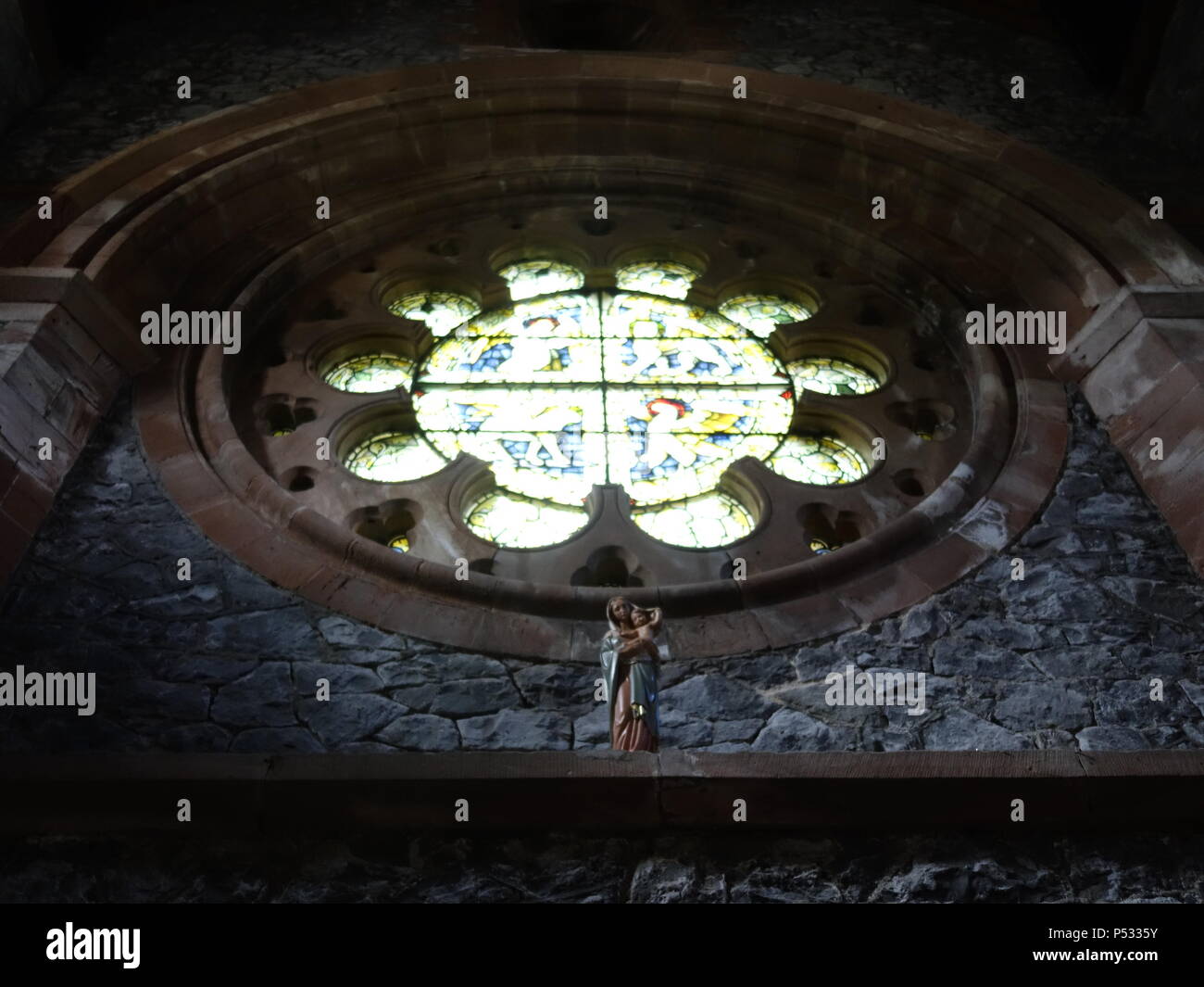 beautiful stained glass windows Stock Photo - Alamy