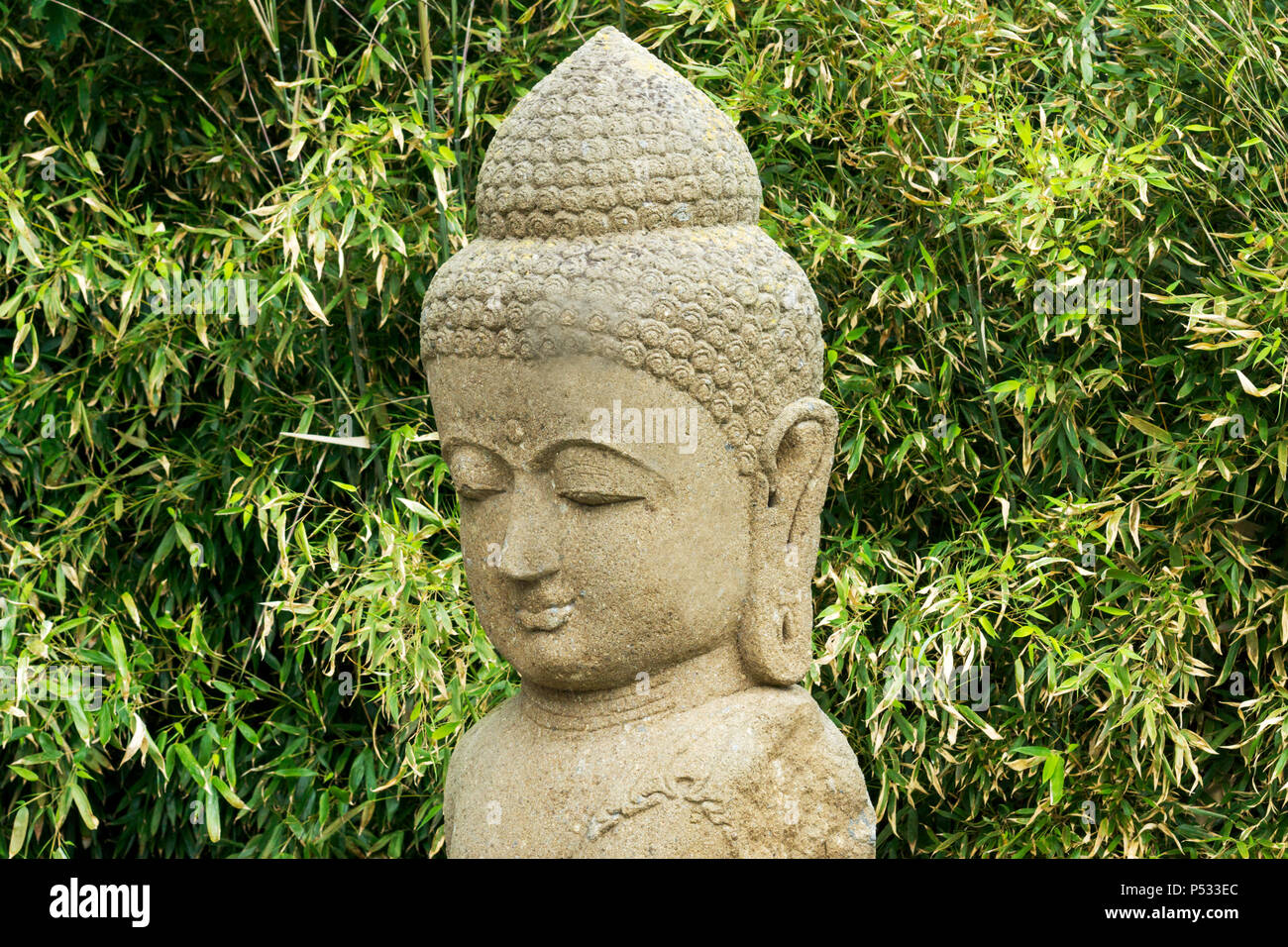 Buddha statue in a very beautiful park Stock Photo - Alamy