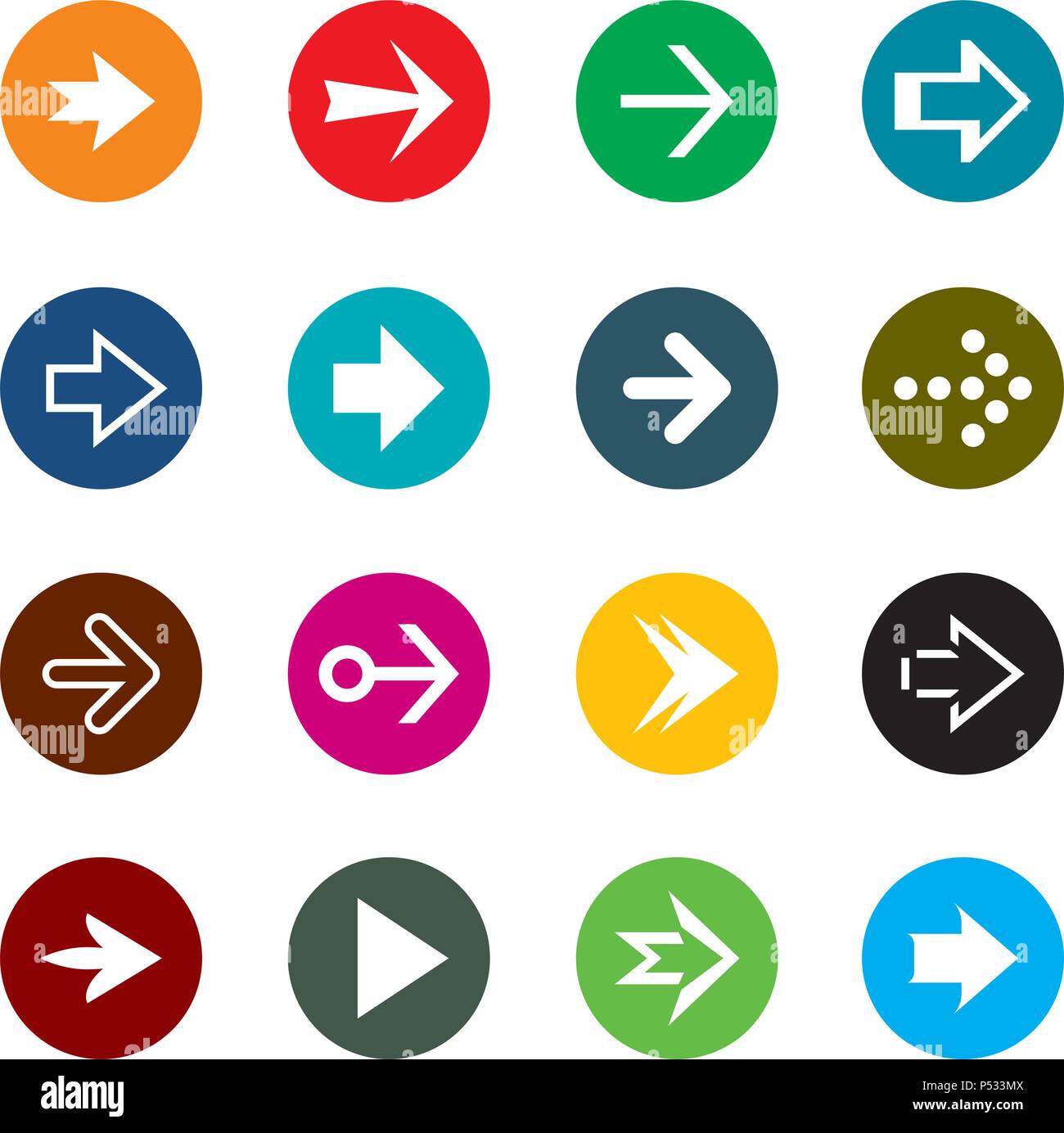 Arrows vector vectors hi-res stock photography and images - Alamy