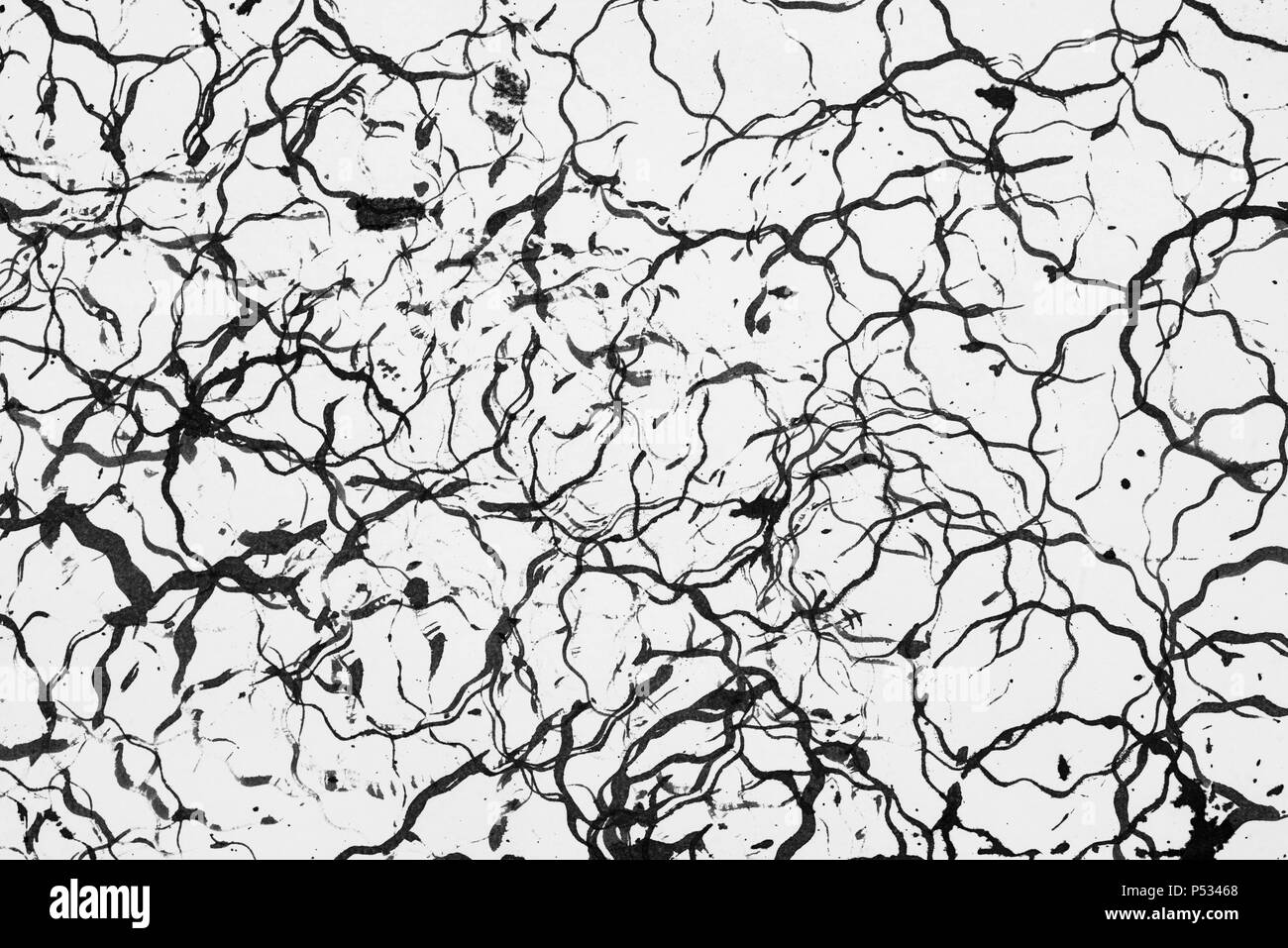 distressed monochrome black pattern on white paper background texture ...