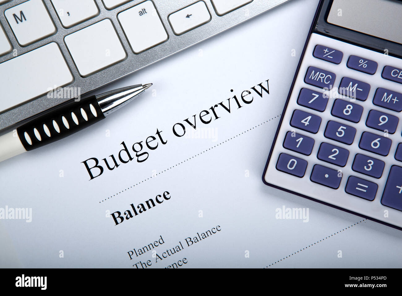 Budget Overview High Resolution Stock Photography and Images - Alamy