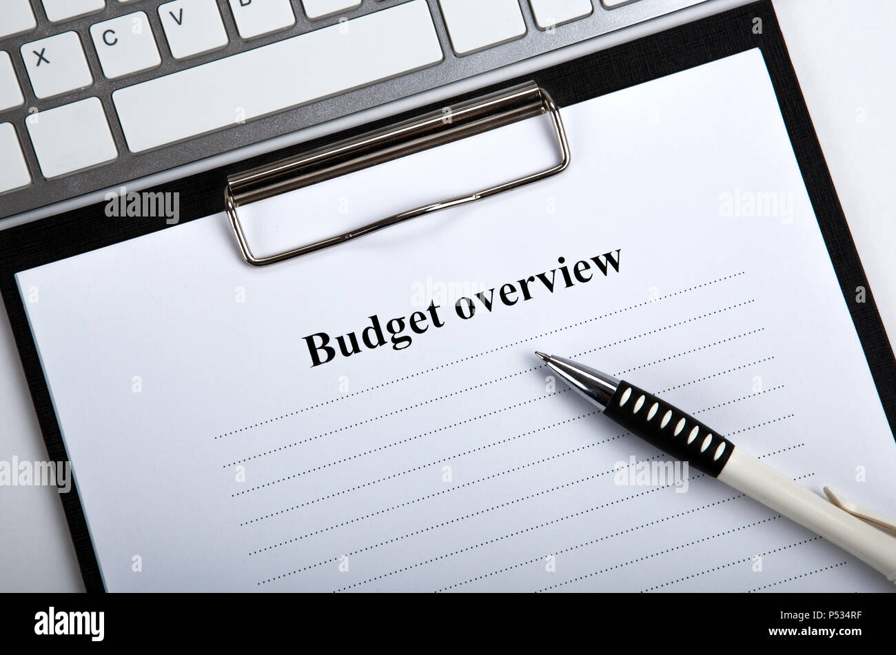 Budget overview hi-res stock photography and images - Alamy