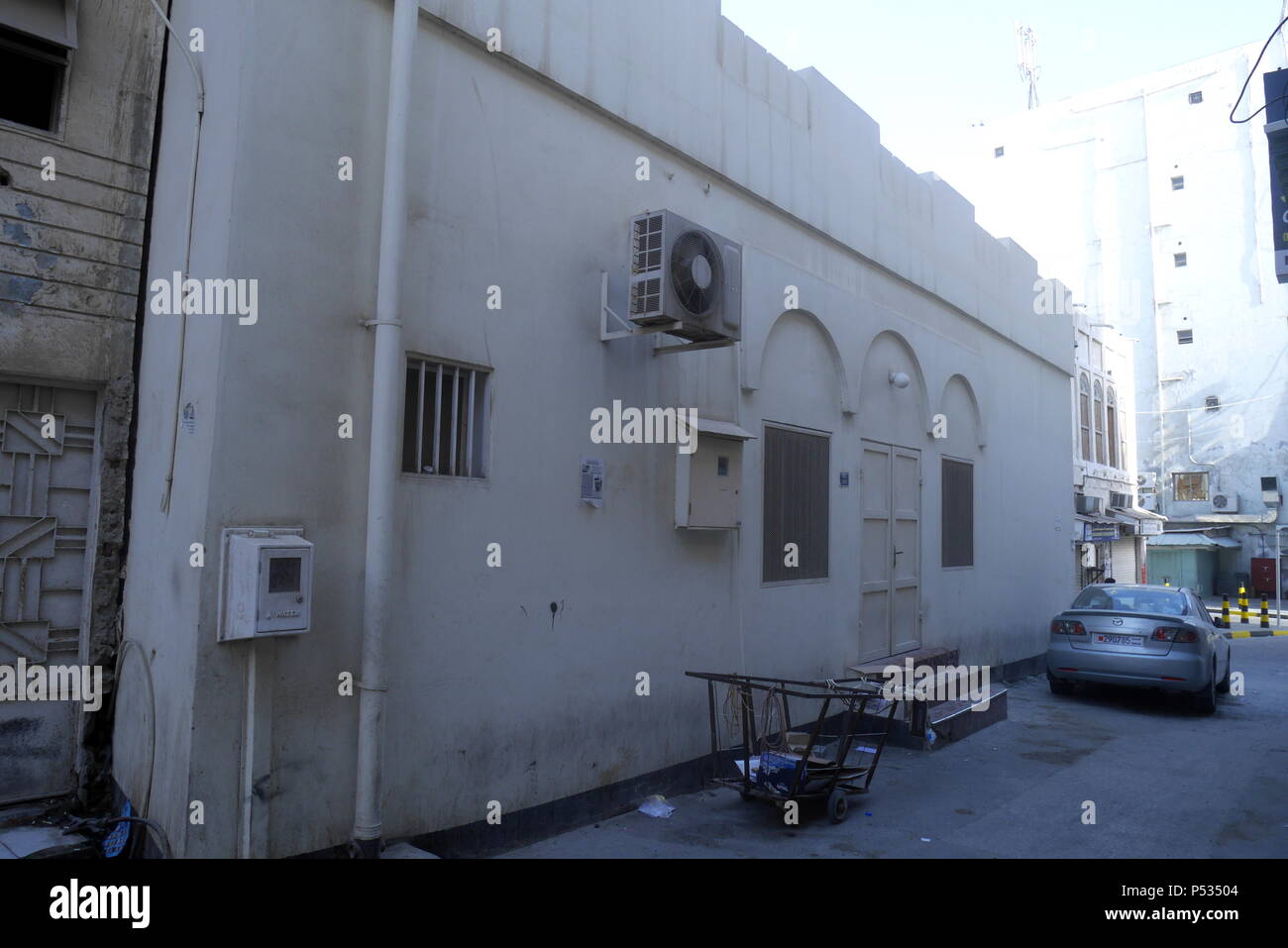 External view of the disused synagogue, The House of Ten Commandments ...