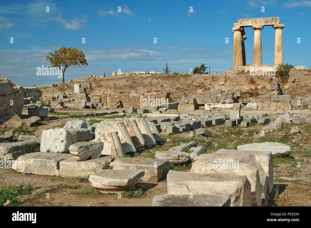 Ancient Corinth, Greece Stock Photo - Alamy