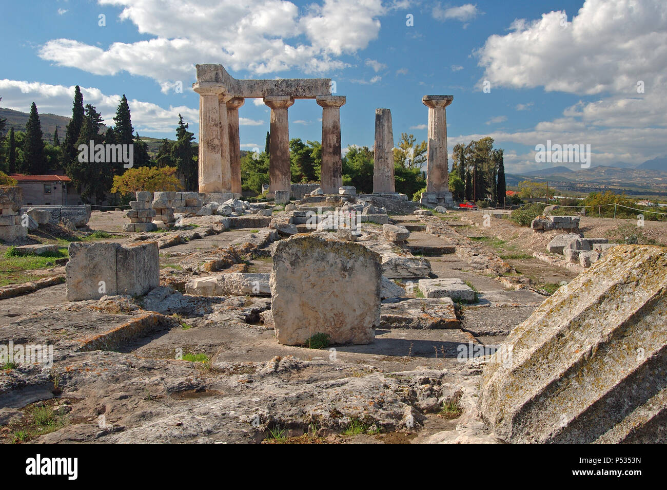 Ancient Corinth, Greece Stock Photo - Alamy