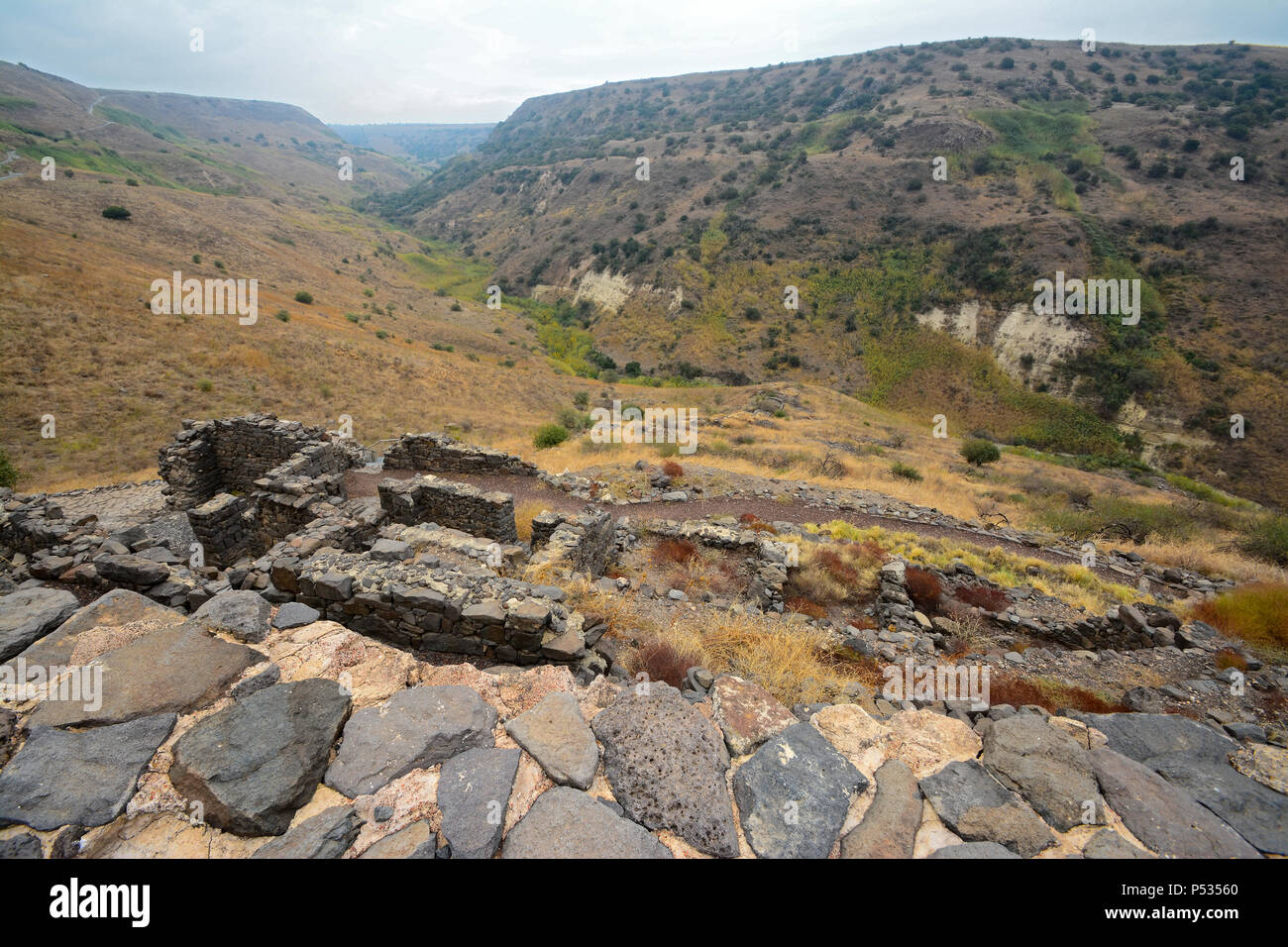 Gamla old city ruins, Israel Stock Photo - Alamy