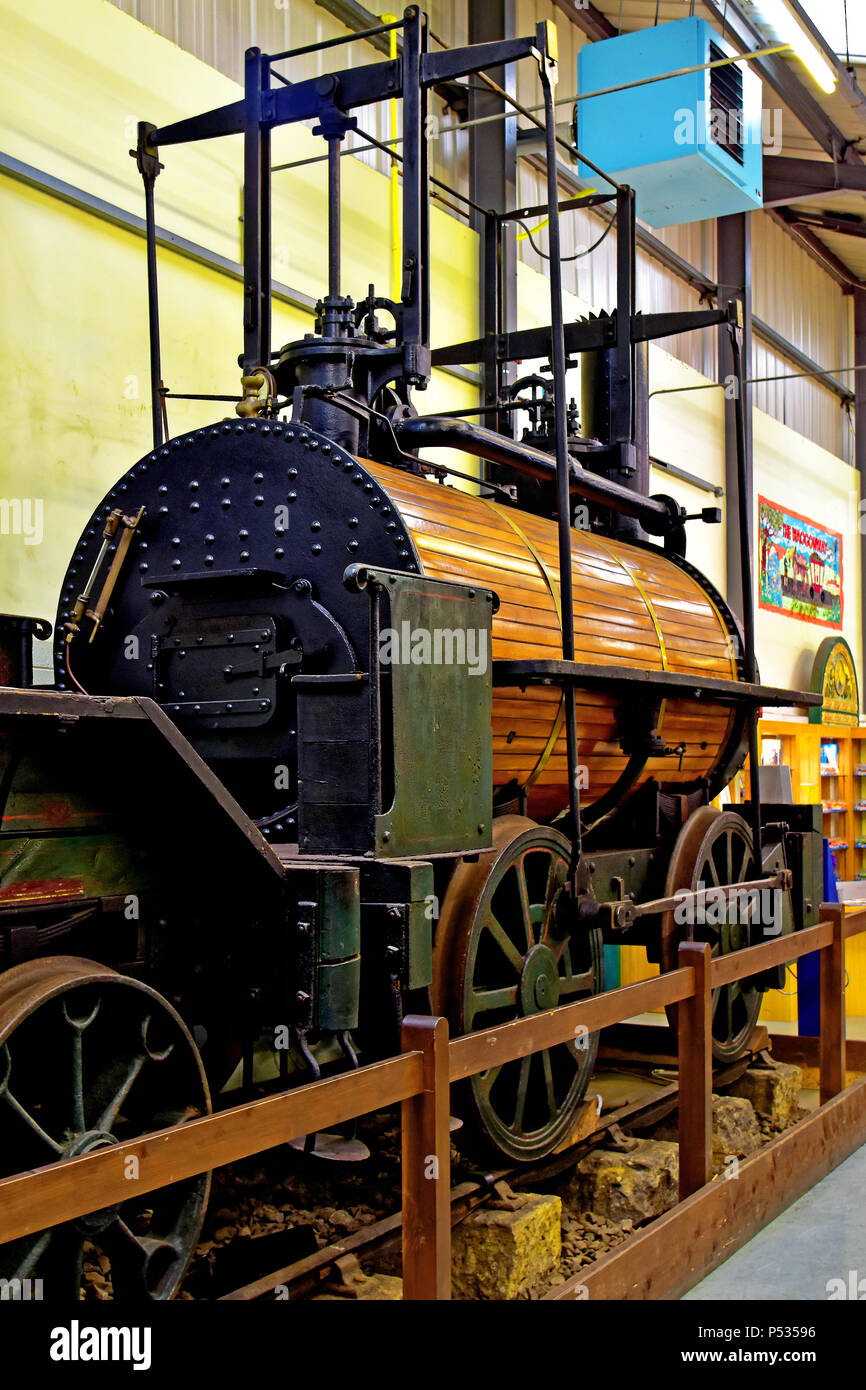 North Tyneside Stephenson Railway Museum the Killingworth Billy steam ...