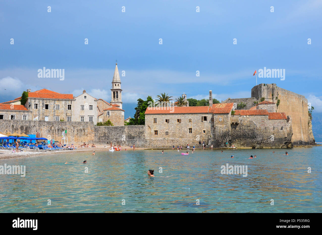 Old Town (Stari Grad), Budva, Montenegro, Adriatic Coast, Balkans, May ...