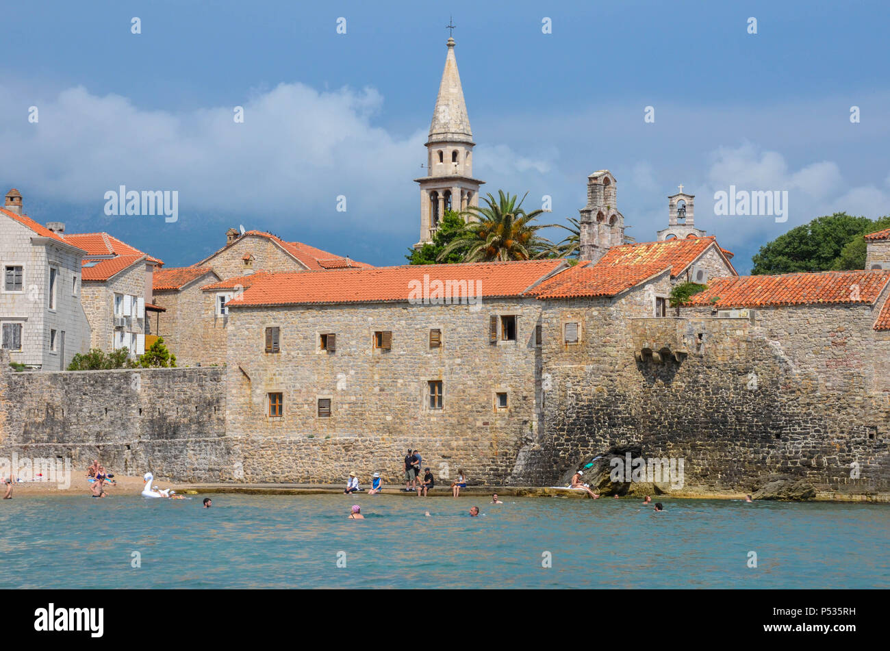 Old Town (Stari Grad), Budva, Montenegro, Adriatic Coast, Balkans, May ...