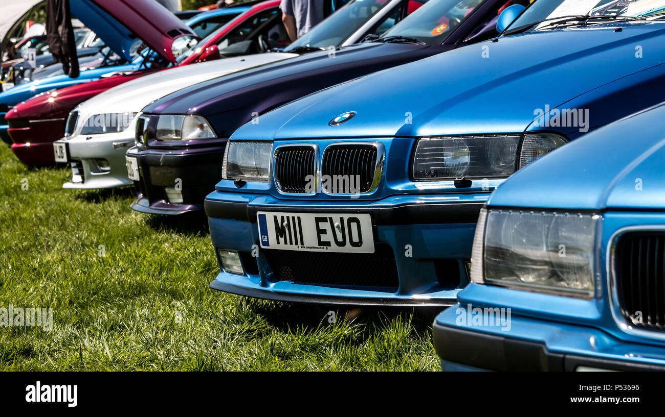 A line of retro BMW cars Stock Photo - Alamy