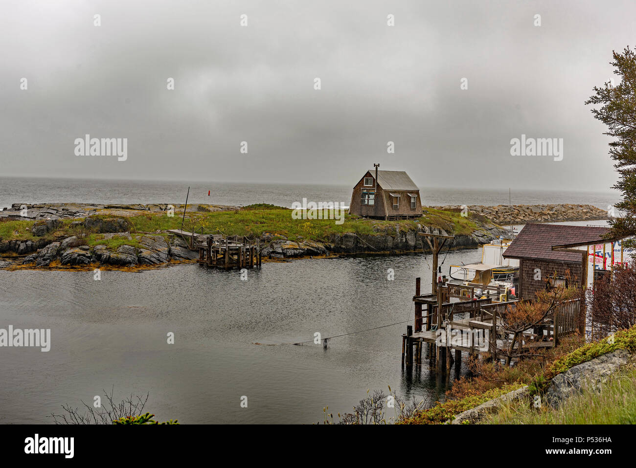 Fisherman's shacks along Old Blue Rocks Road, Lunenburg, Nova Scotia ...