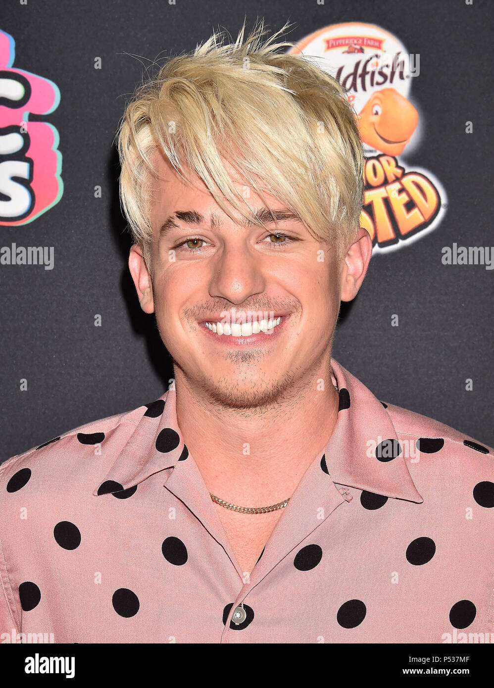 CHARLIE PUTH American pop singer arrives at the 2018 Radio Disney Music ...