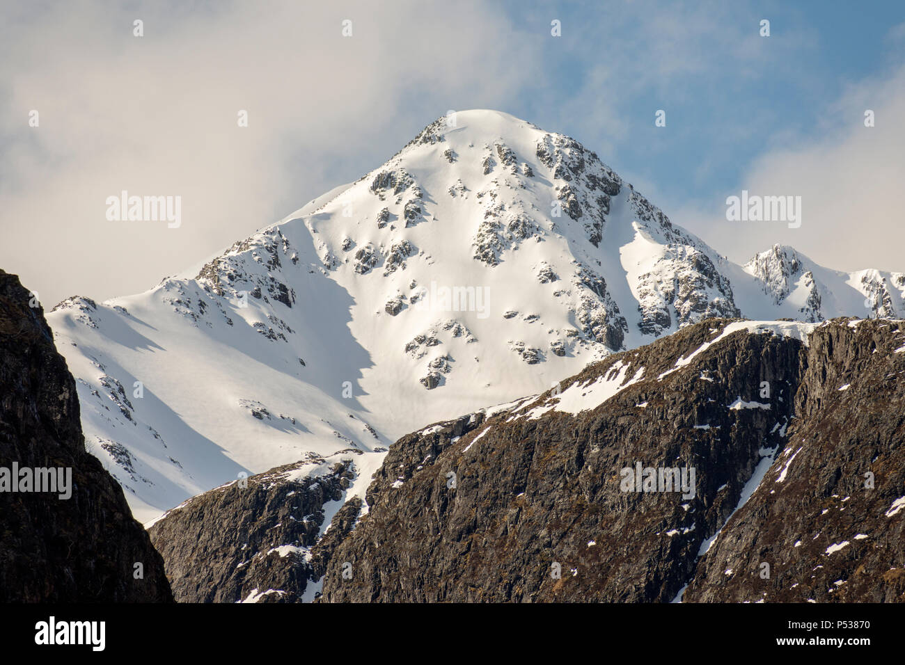 Stob Coire nan Lochan, Bidean nam Bian range, Glencoe, Highland Region ...