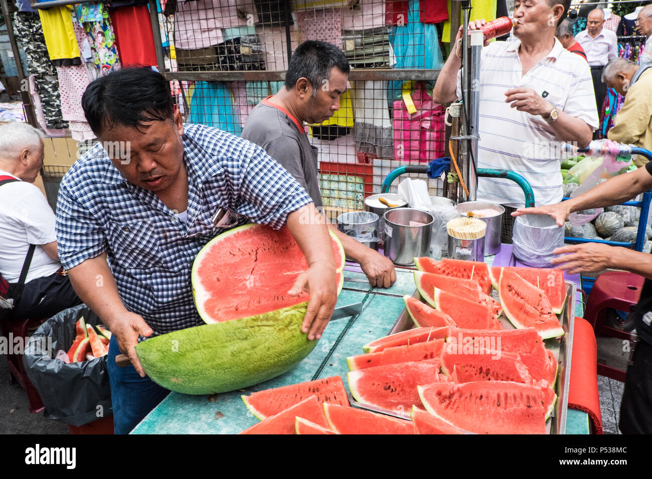 Watermelon cut open hi-res stock photography and images - Alamy