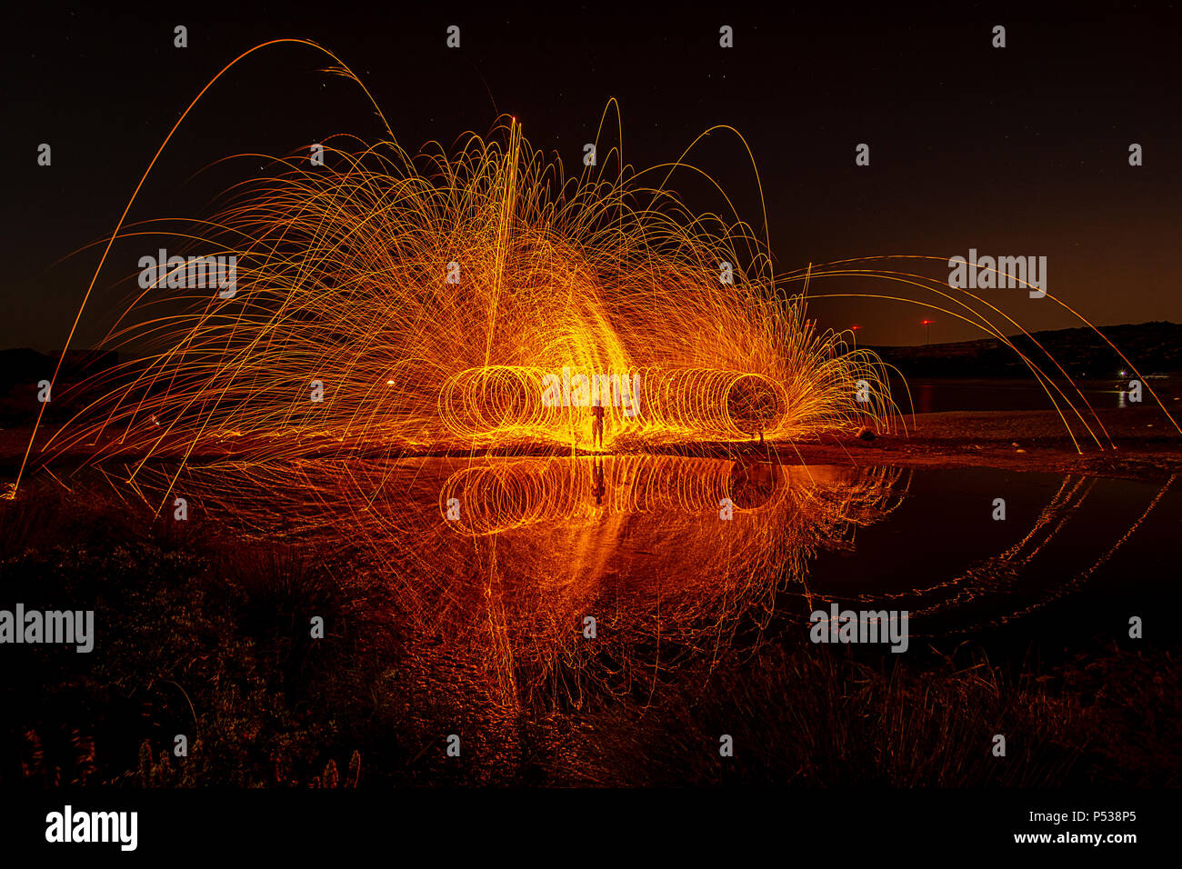 steel wool shootter Stock Photo - Alamy