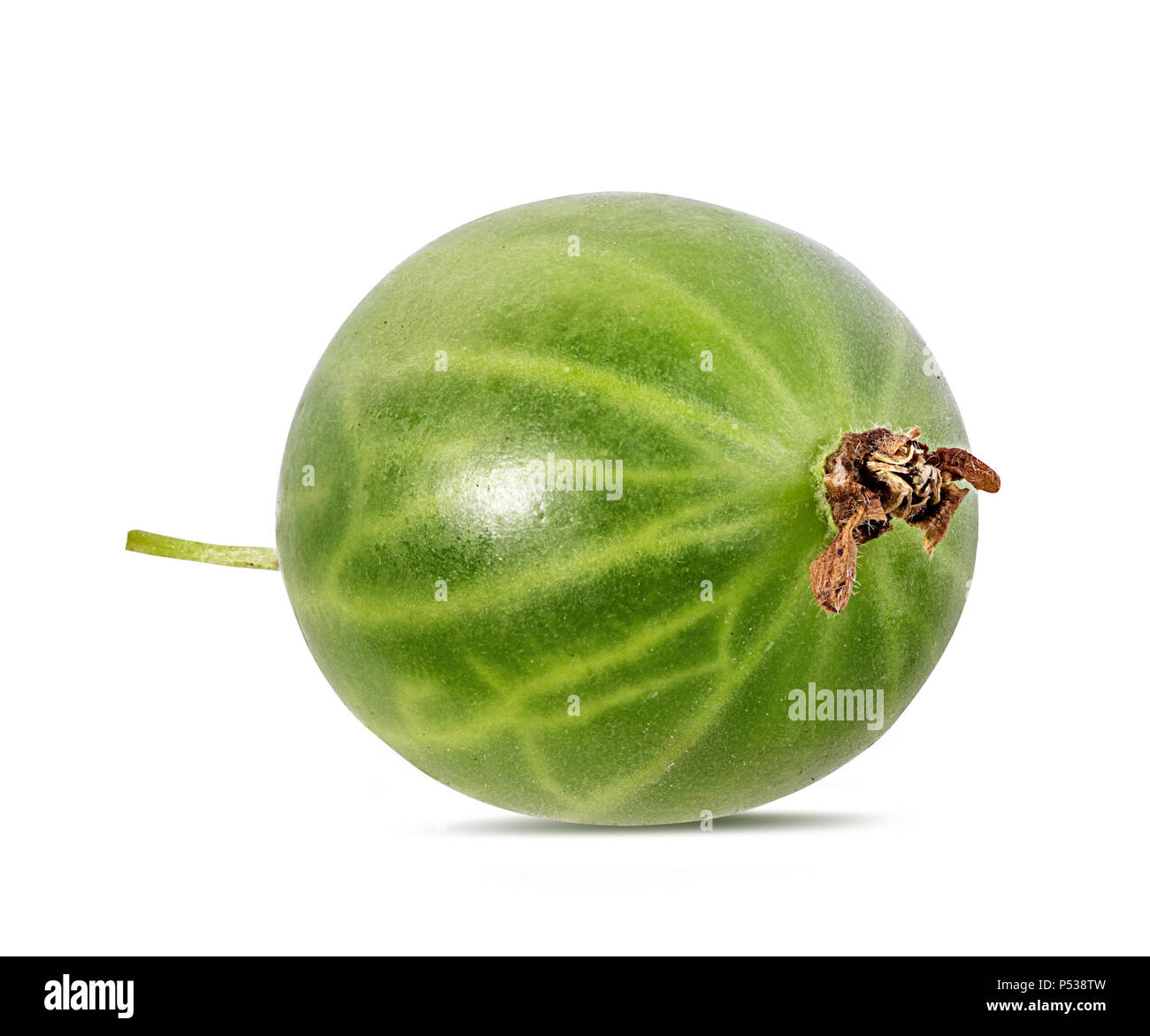 Gooseberry isolated on white background Stock Photo - Alamy