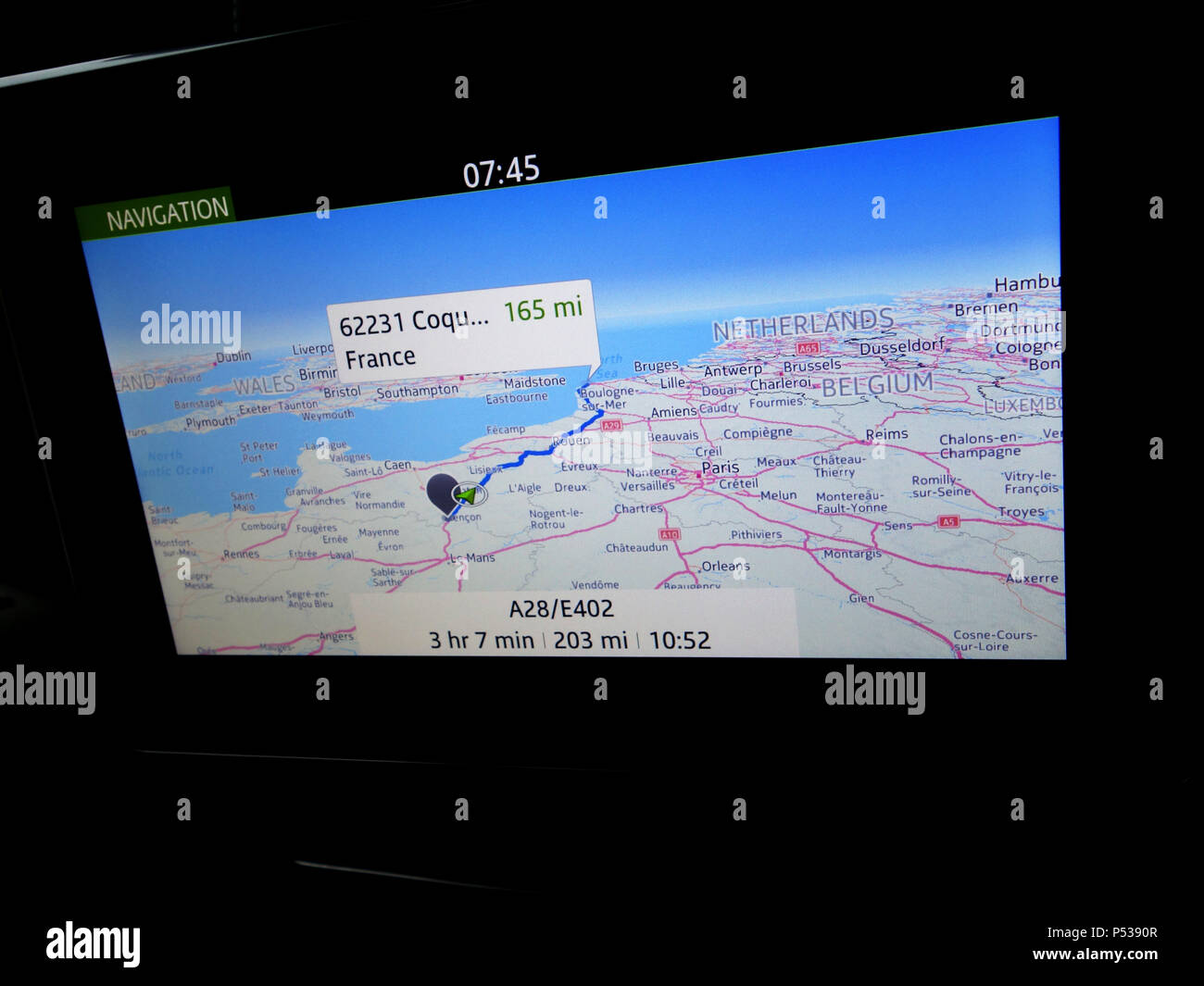 Rear seating individual TV Monitor and entertainment system with Sat ...