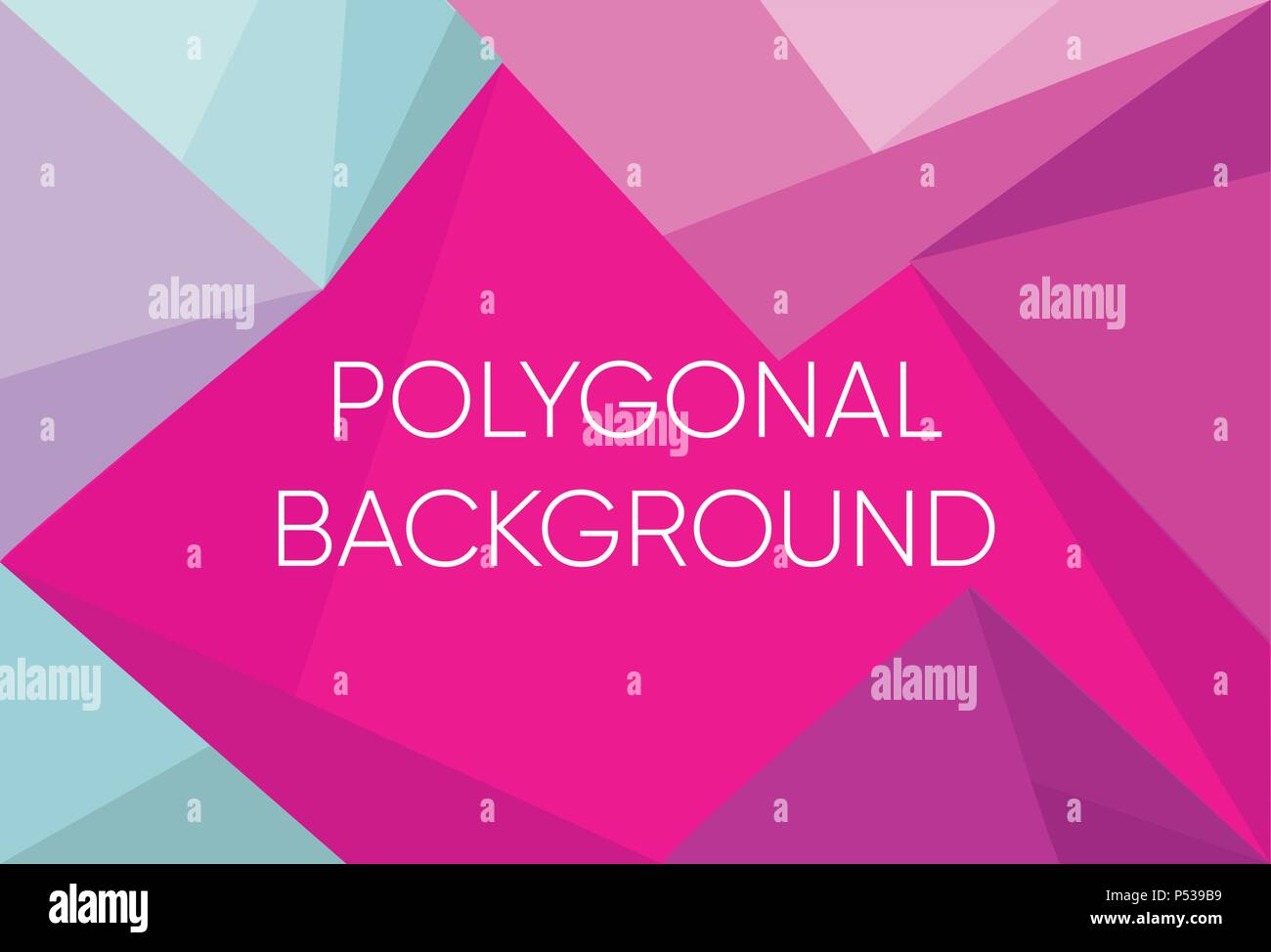 Triangle polygon pattern background and gradient violet and blue color ...