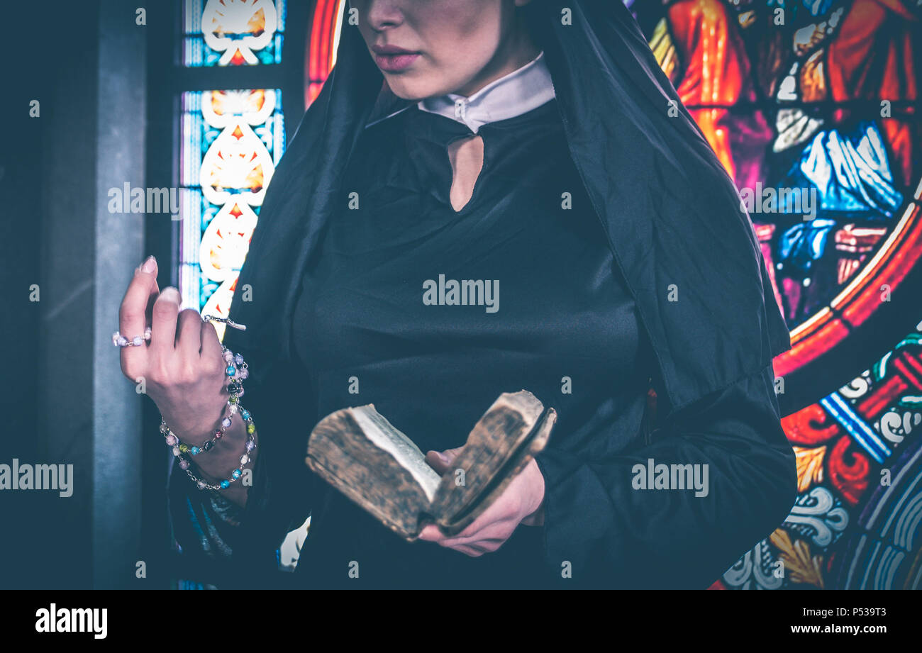 Beautiful Nun High Resolution Stock Photography and Images - Alamy