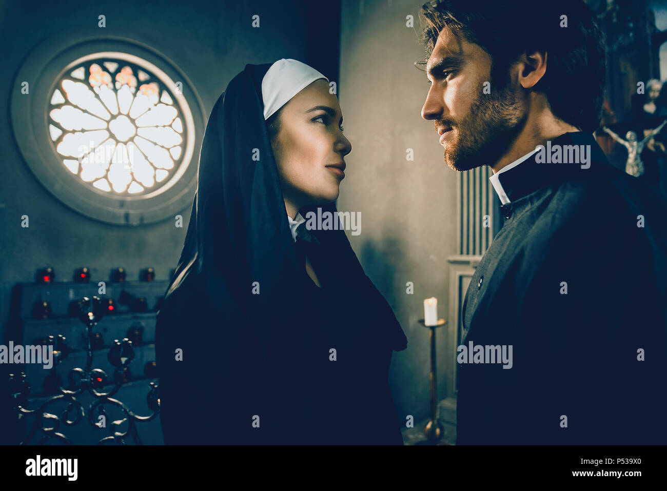 Nun priest rome hi-res stock photography and images - Alamy