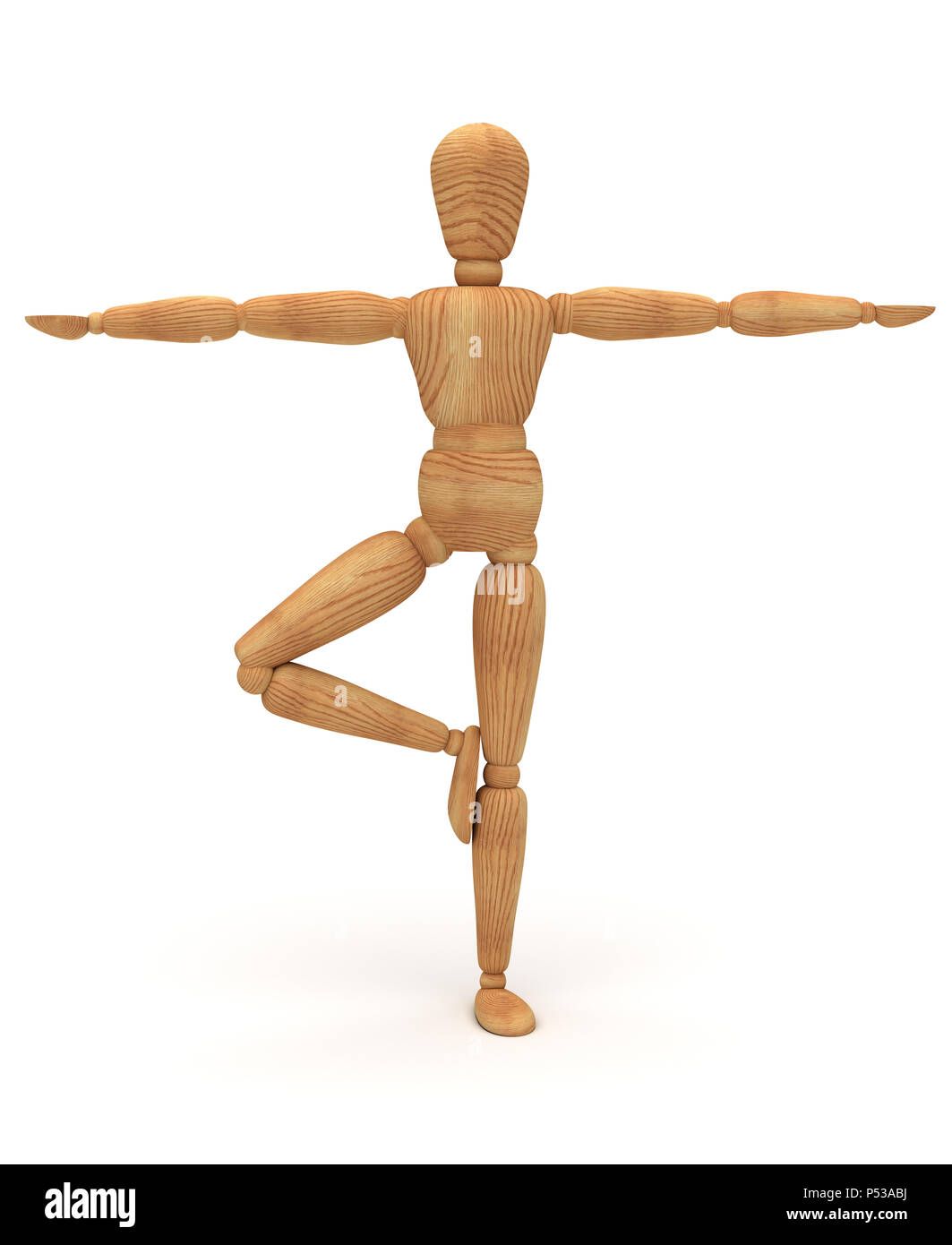 Relaxing with meditation on white background Stock Photo - Alamy