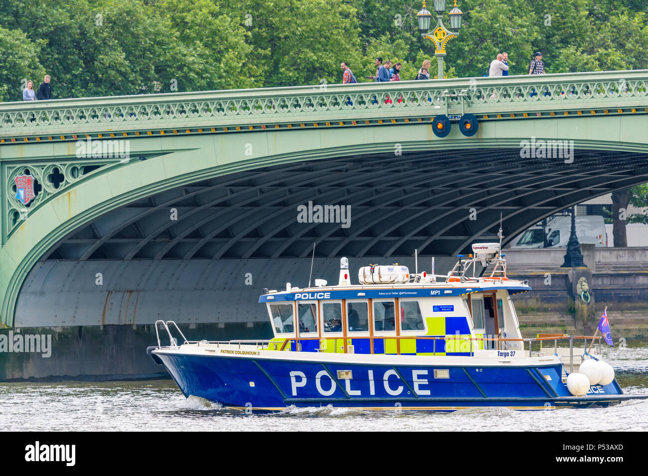 Metropolitan river police launch hi-res stock photography and images ...