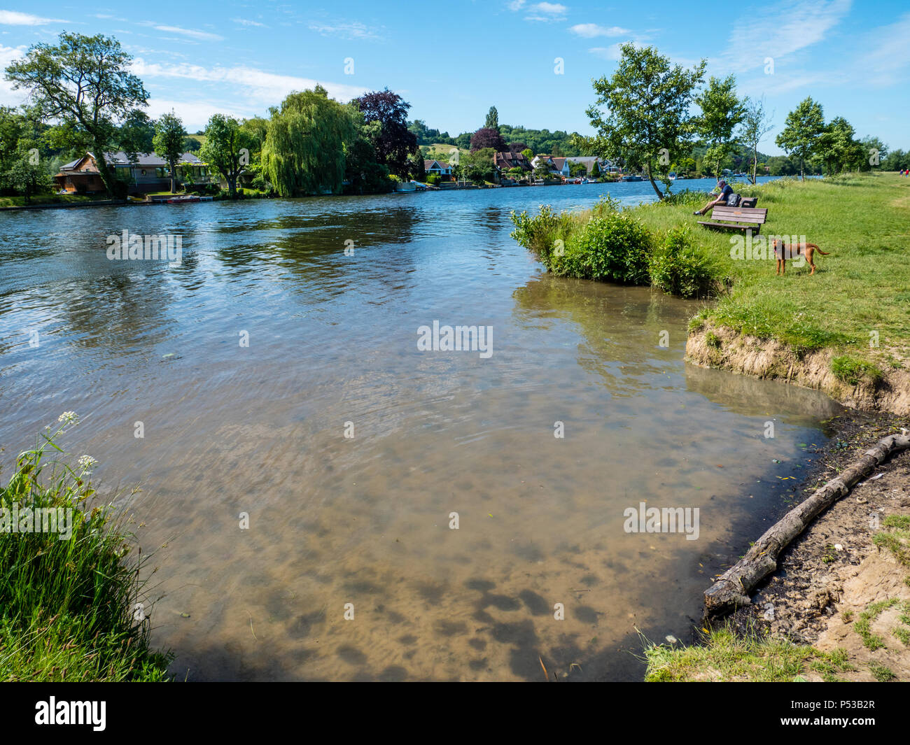 Riverbank river thames hi-res stock photography and images - Alamy