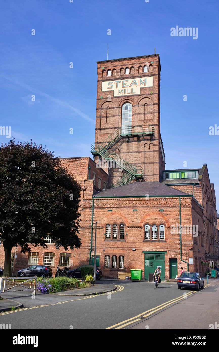 Canalside steam mill building in the centre of Chester Stock Photo - Alamy