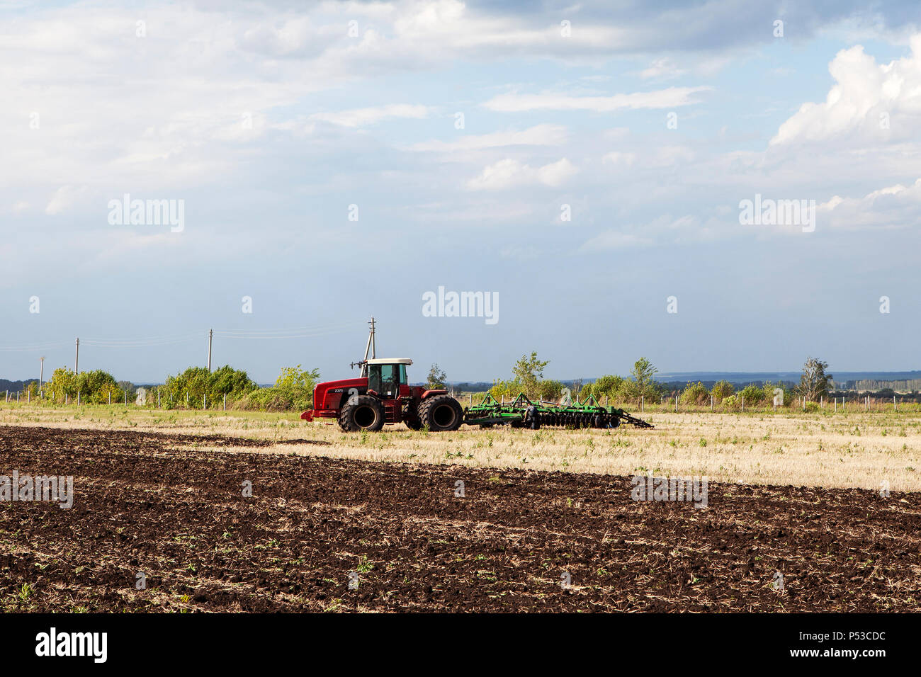 Earth tilling plough hi-res stock photography and images - Alamy