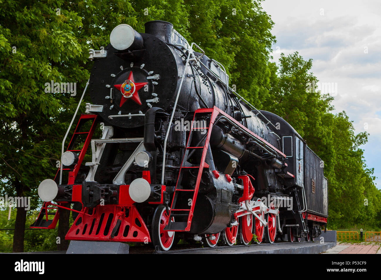 Russian locomotive hi-res stock photography and images - Alamy