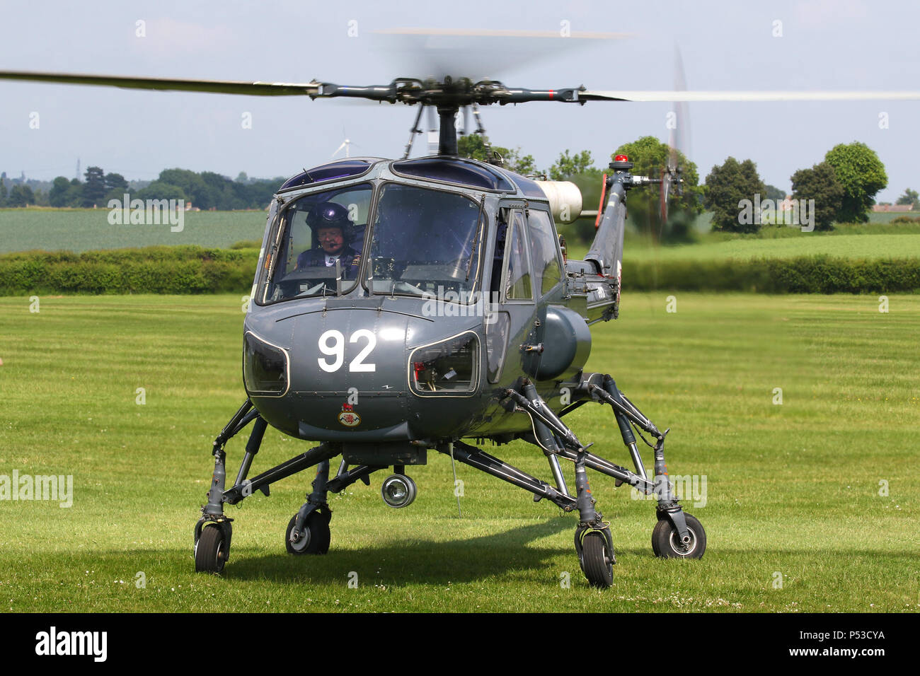 Westland wasp royal navy helicopter hi-res stock photography and images ...
