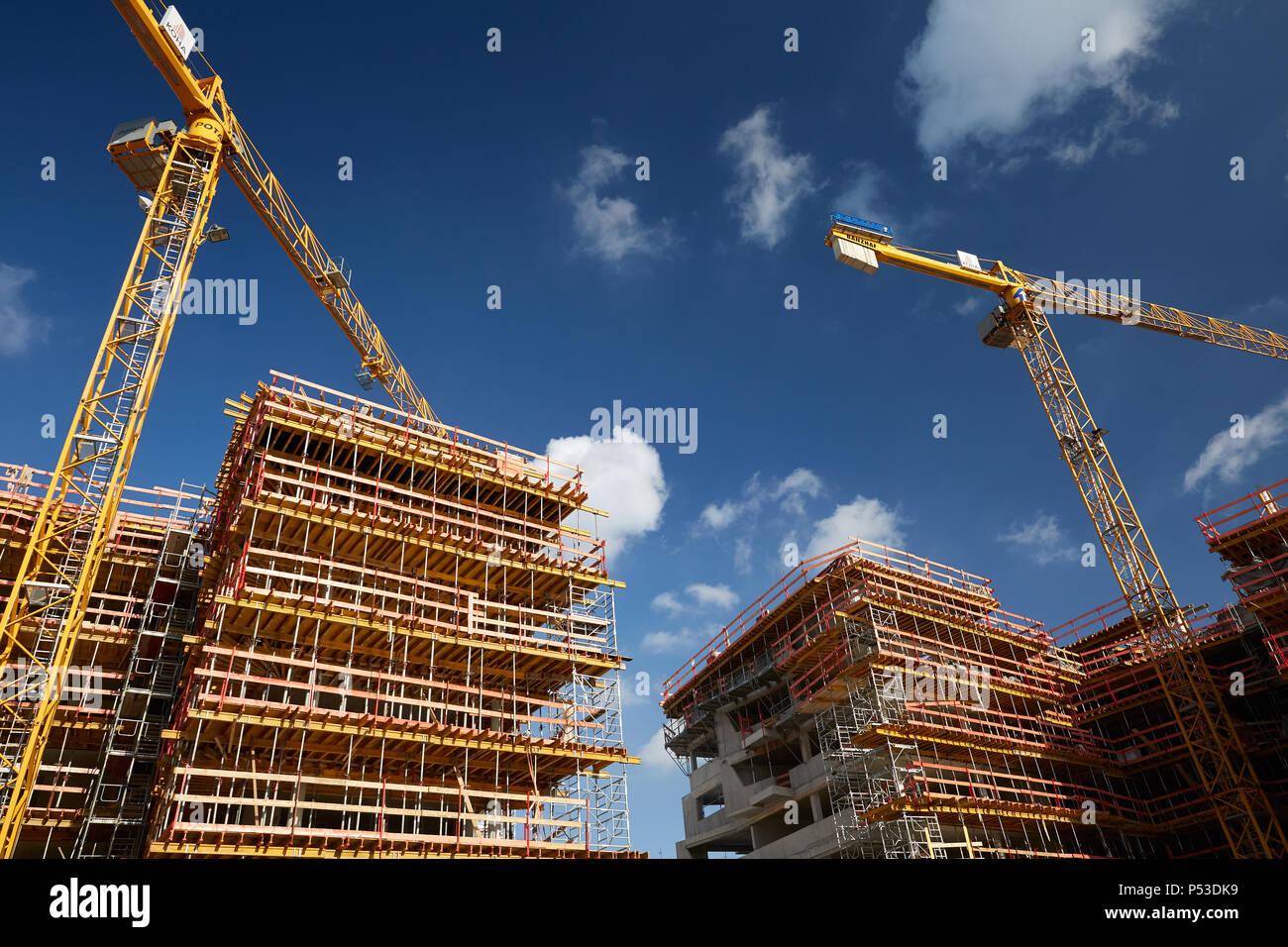 Berlin, Germany - New construction of a residential building in the ...