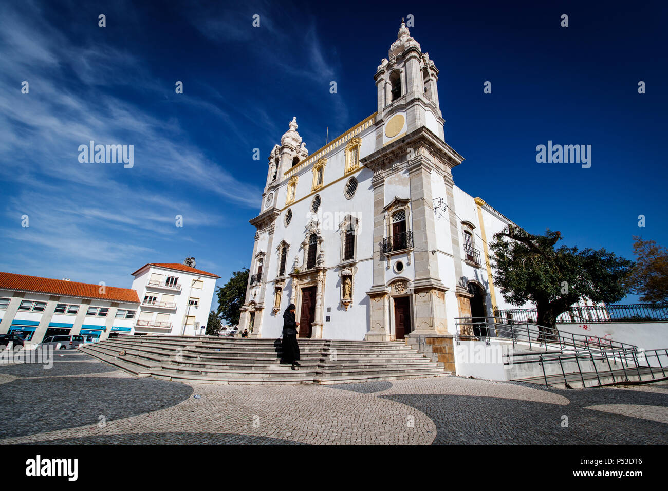 Nossa Senhora do Carmo Church in Faro Stock Photo - Alamy