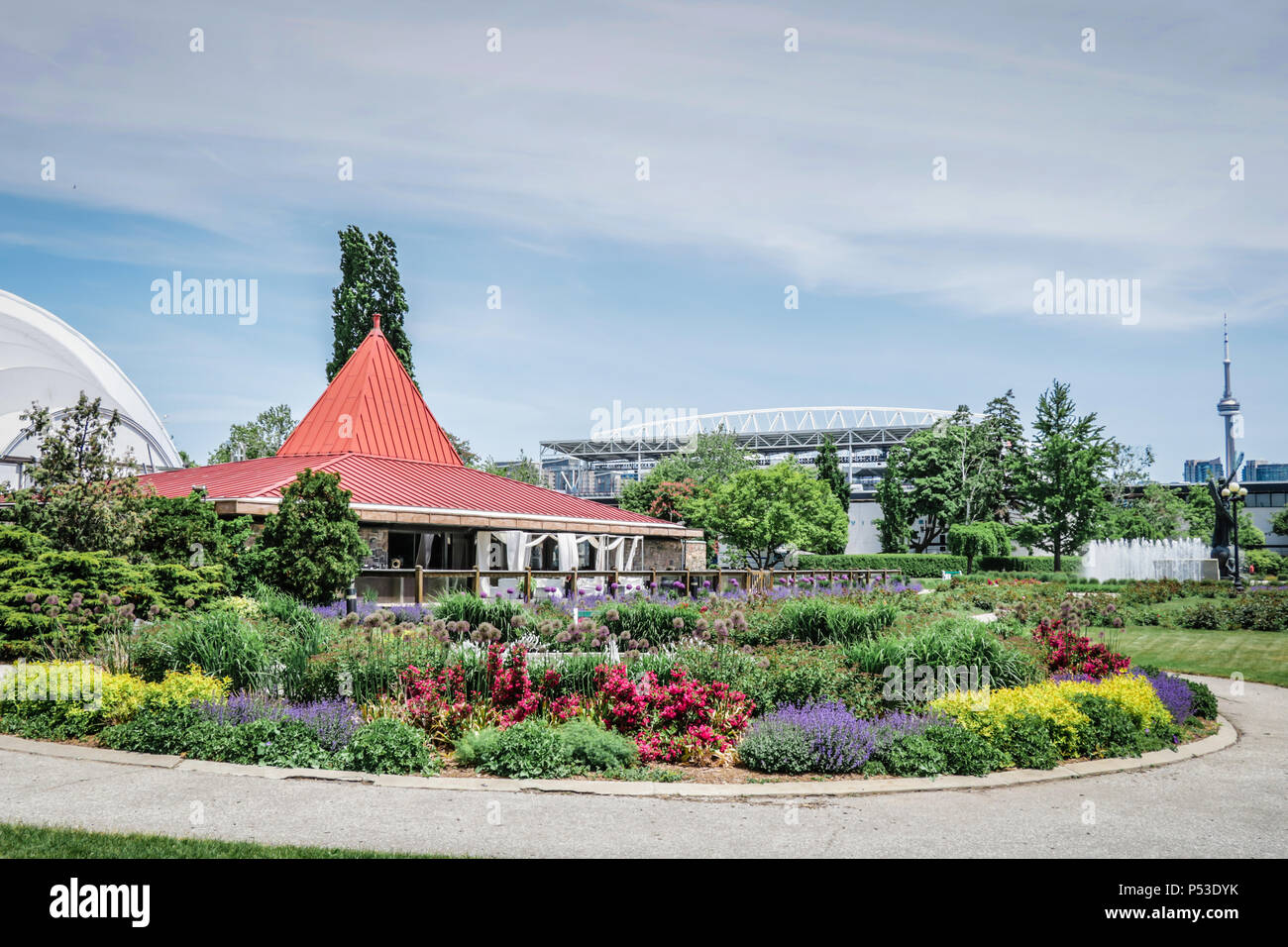 rose garden exhibition place toronto summer Stock Photo - Alamy