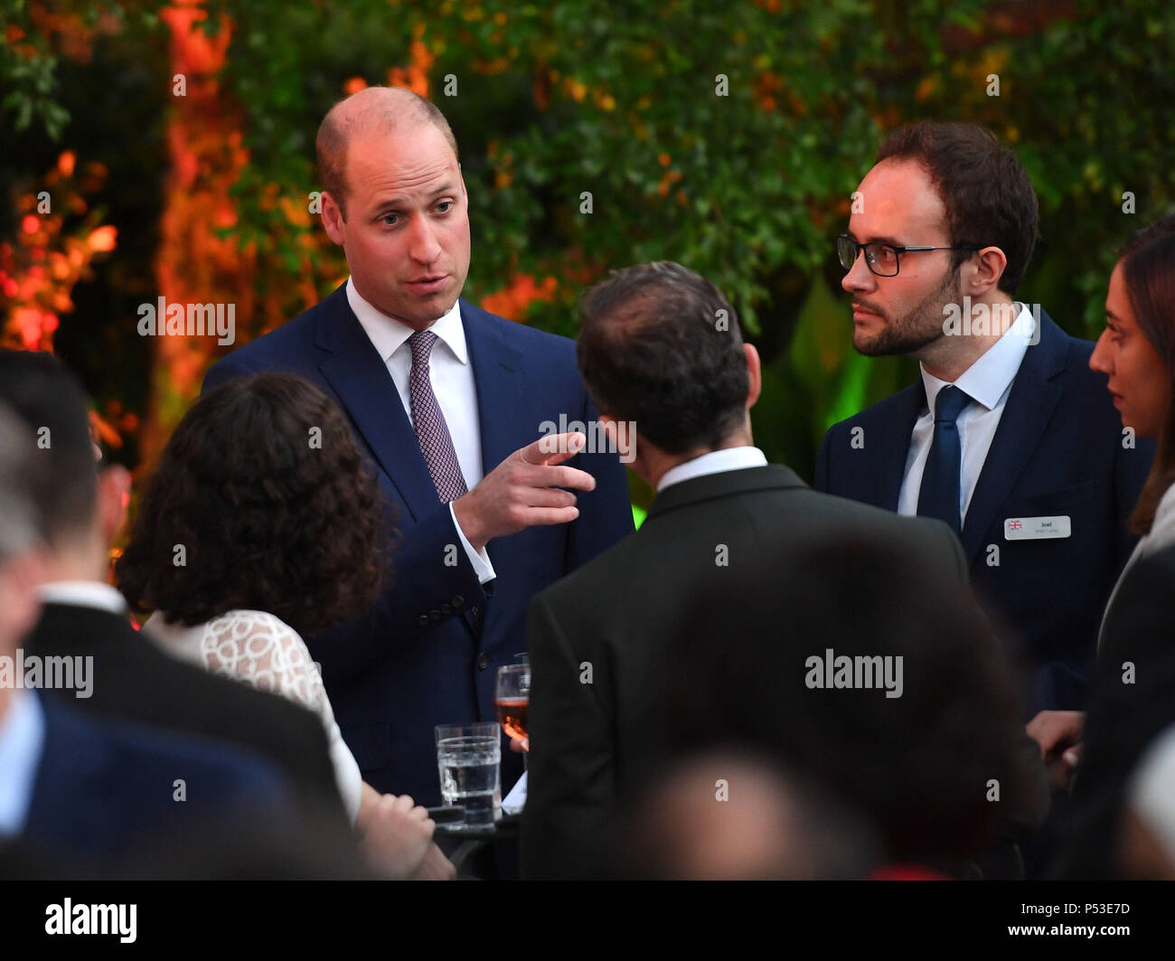 The Duke of Cambridge attends the Queen's Birthday Party at UK ...