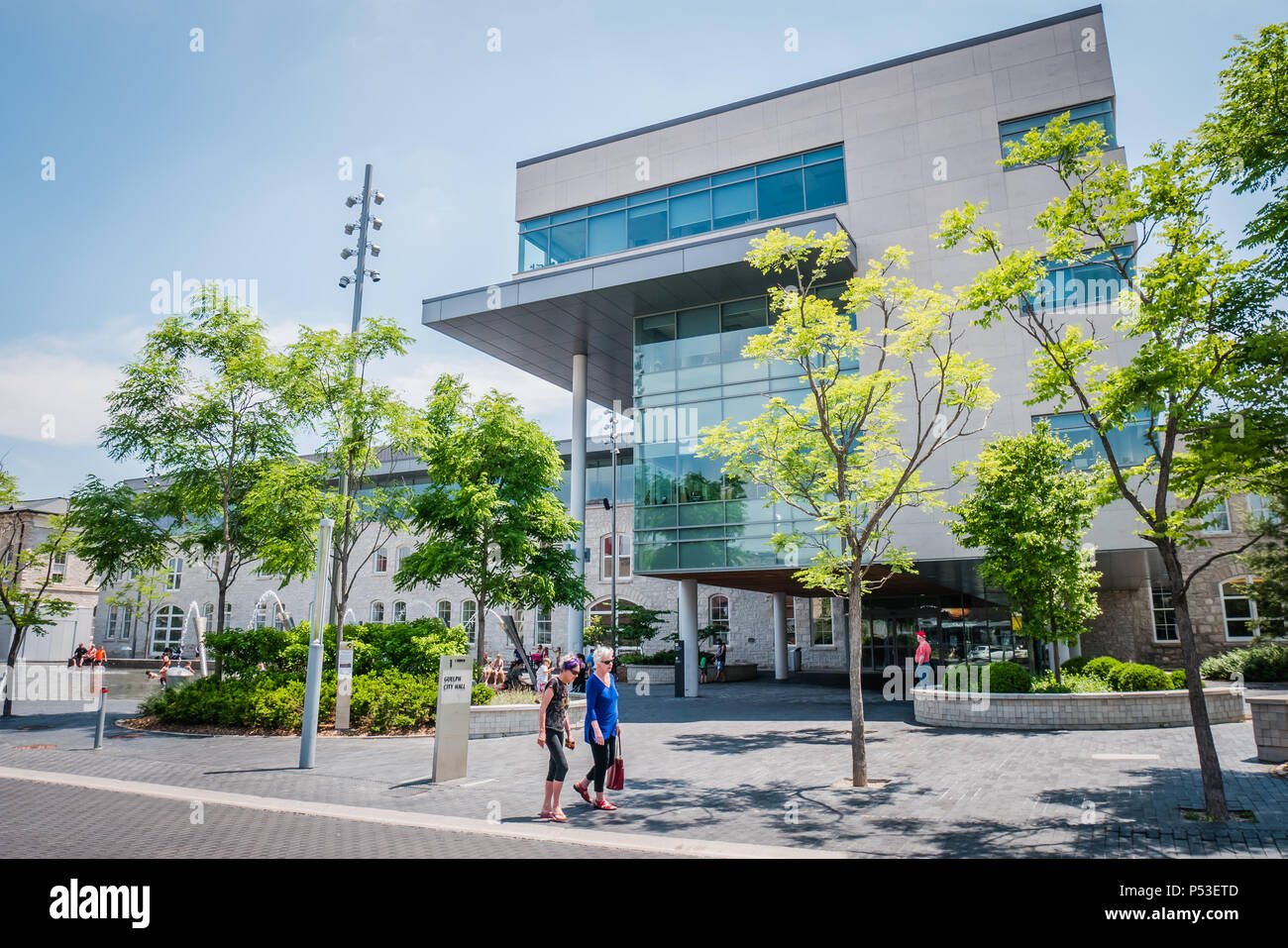 market square guelph canada Stock Photo - Alamy