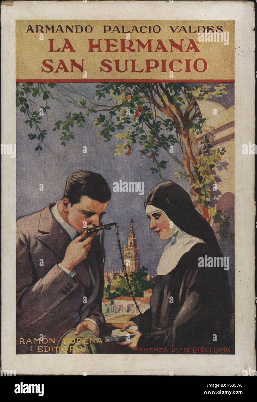 Portada de la novela LA HERMANA SAN SULPICIO, de Armando Palacio Valdés ...