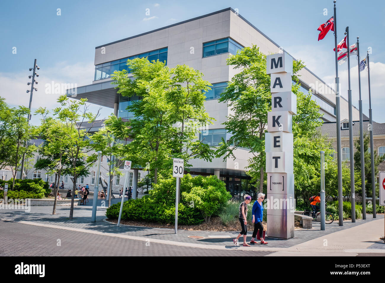 market square guelph canada Stock Photo - Alamy