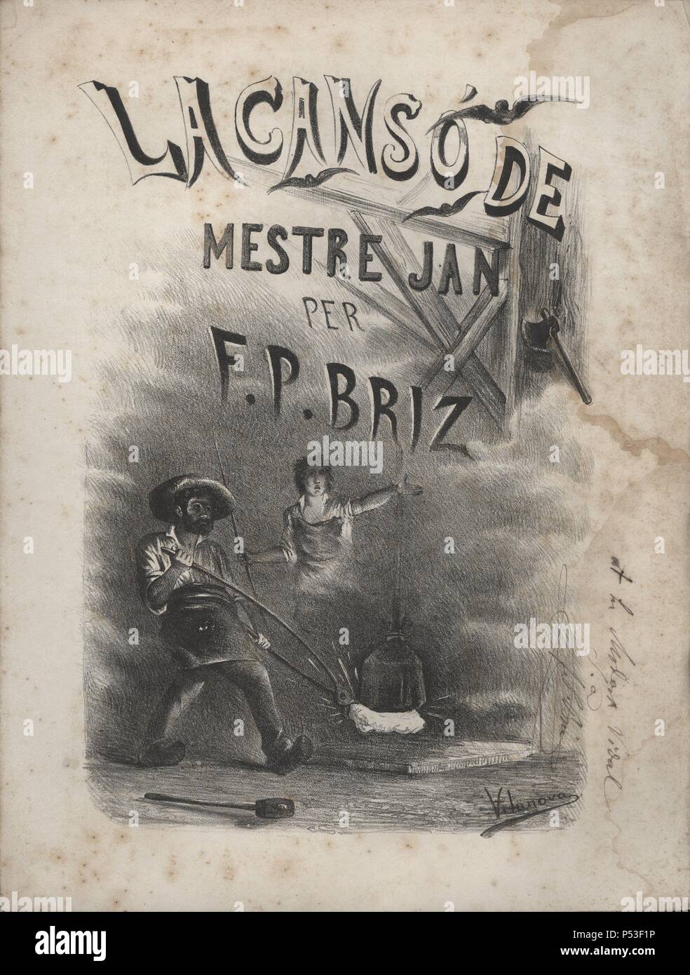 Partitura de la canción popular LA CANSO DE MESTRE JAN, Letra de ...