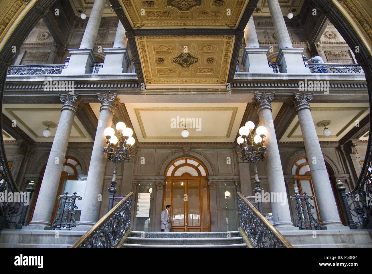Mexico.Mexico city. National Museum of Art.Old Palace of Communications ...