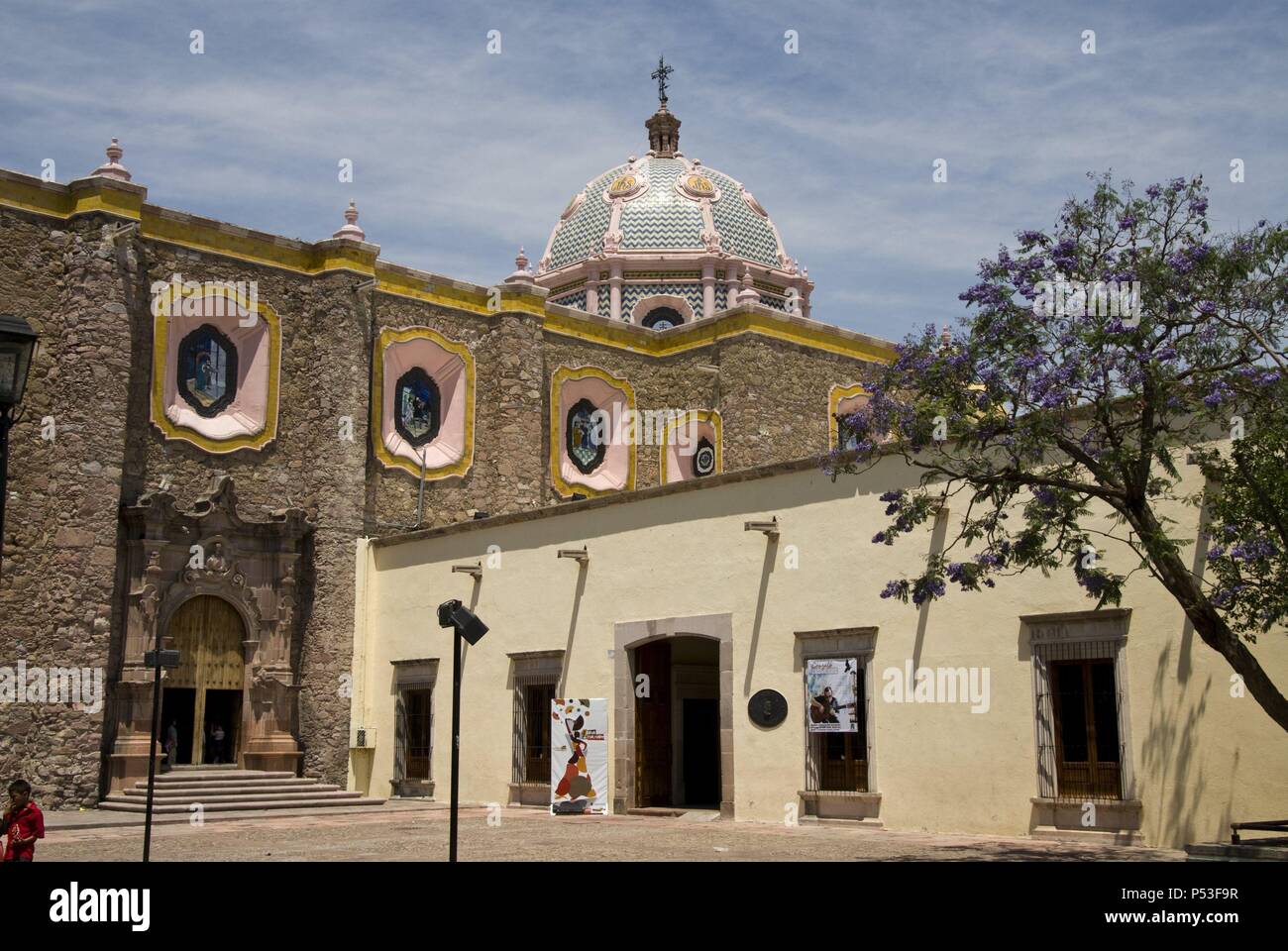 Mexico.Aguascalientes.Square and Church of the Lord of Encino Stock ...