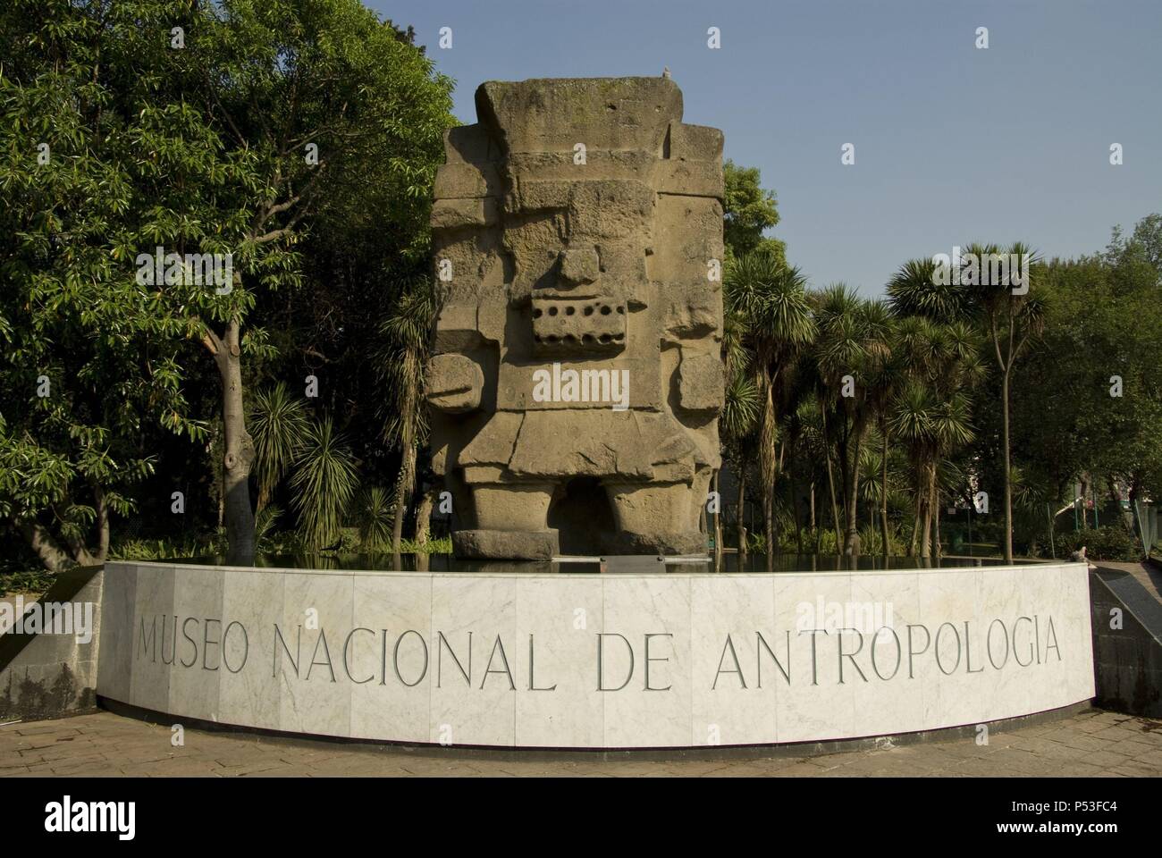 Mexico.Mexico city.Park of Chapultepec.National Museum of Antropology ...