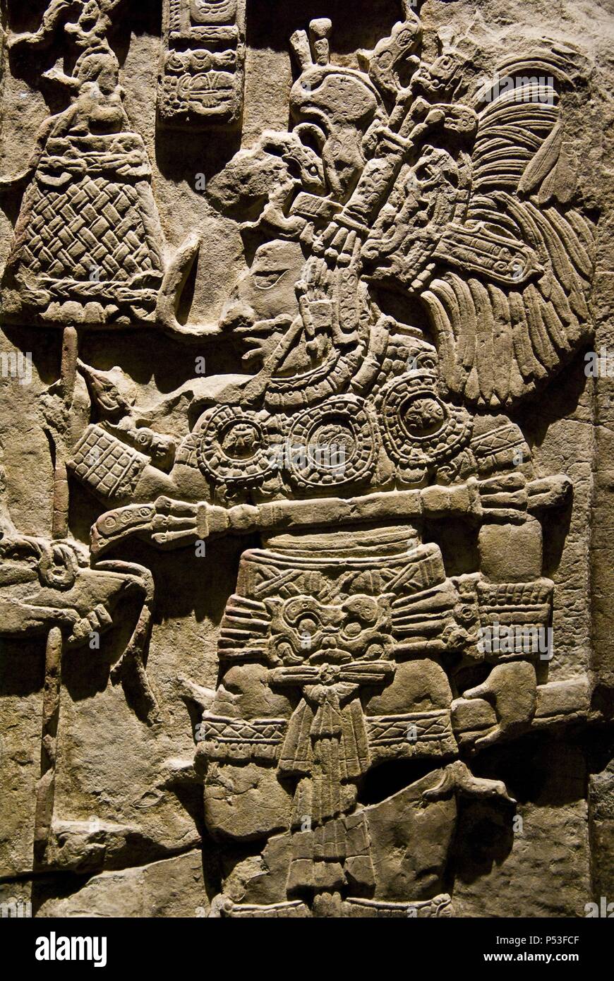 Mexico city.National Museum of Anthropology.Maya stela nº51 from ...