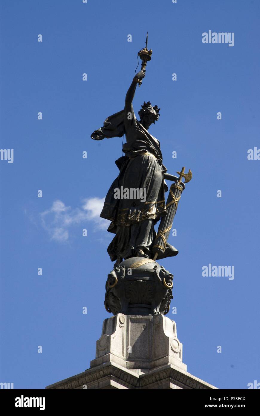 Ecuador.Quito.Historical center.Square of Independencia or Grande ...