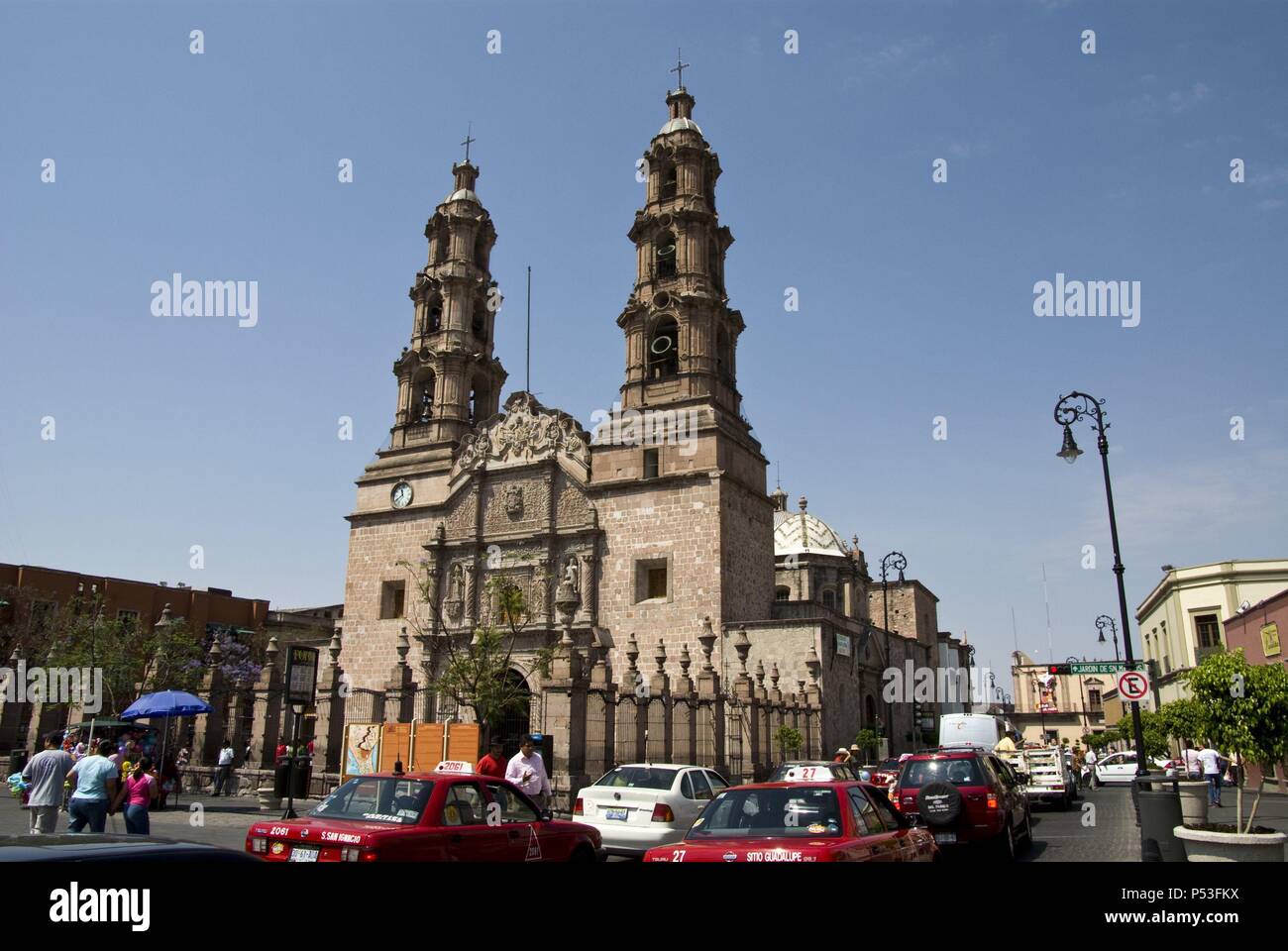 Mexico.Aguascalientes.Basilica Cathedral Nuestra Señora de La Asunción ...