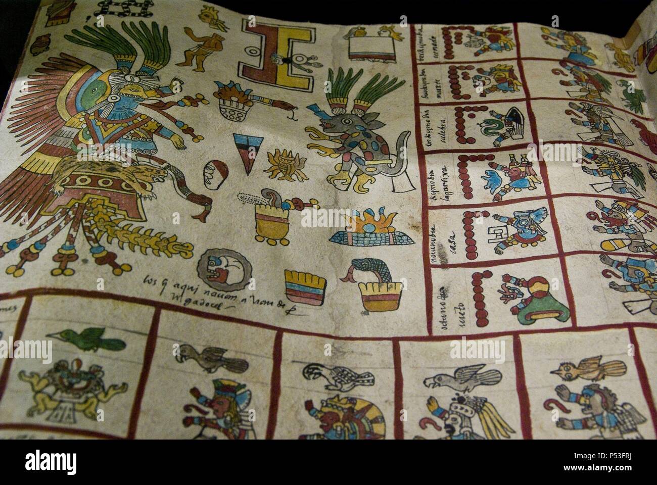 Aztec art codex hi-res stock photography and images - Alamy