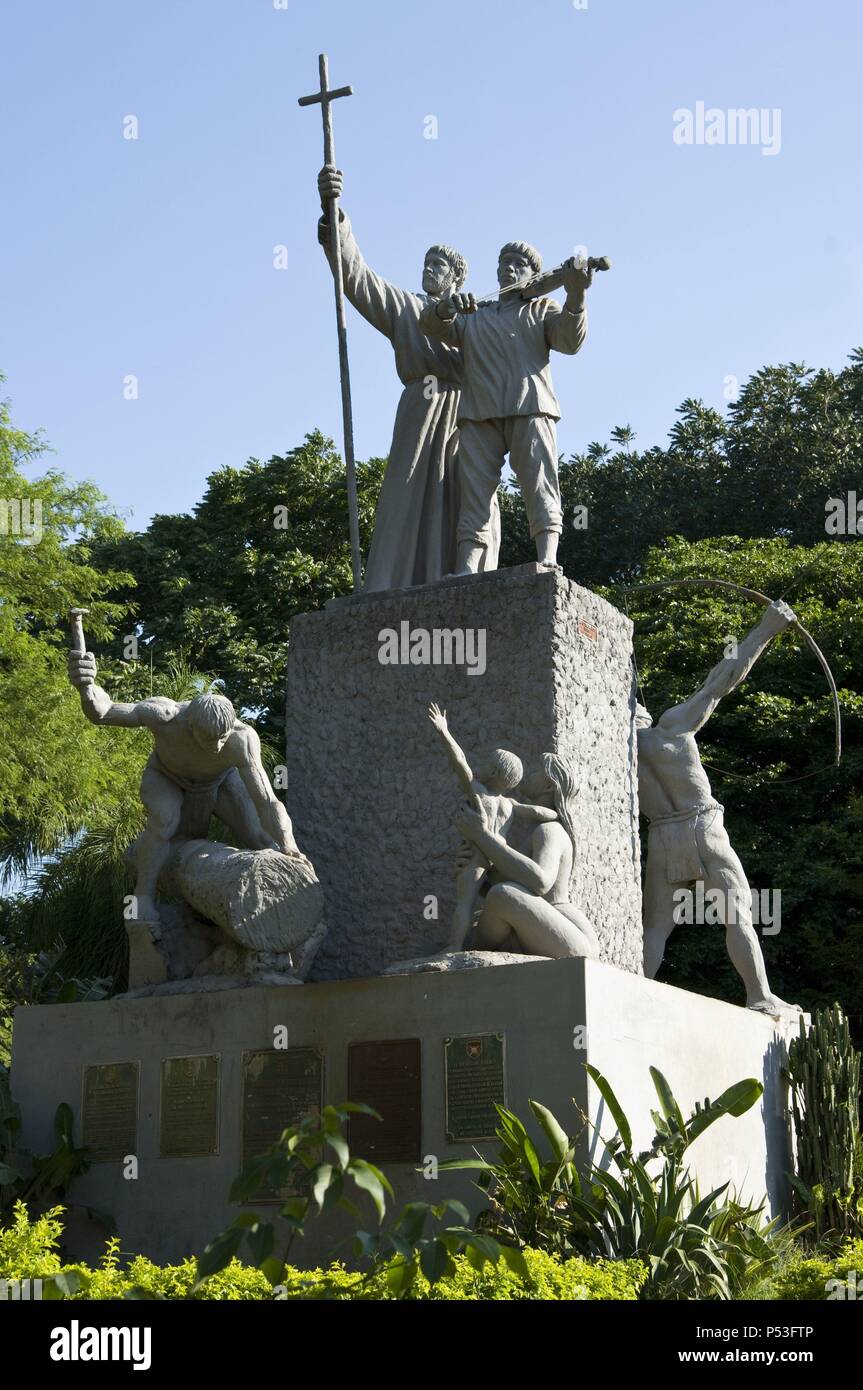 Bolivia. Santa Cruz. Jesuit missions monument in the San Ignacio ...