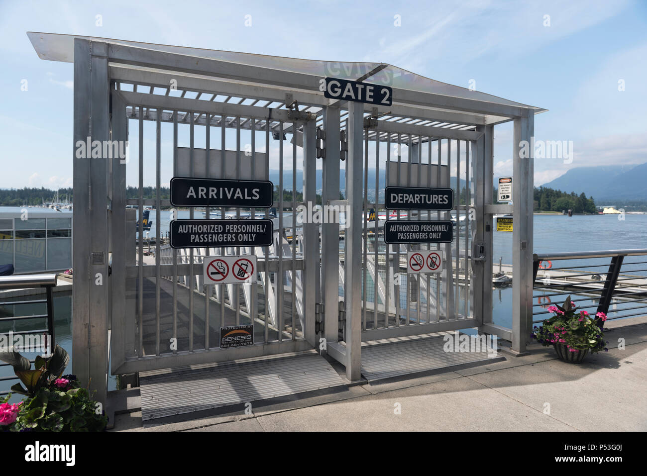 Passenger Gates to the Seaplanes docked at Vancouver Harbour Flight ...