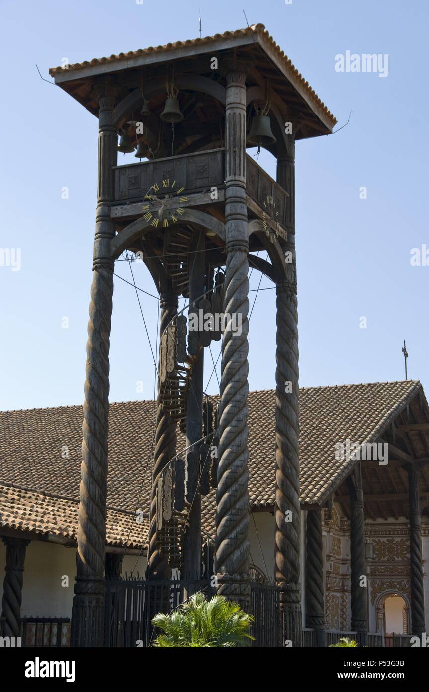 Bolivia. Colonial Church of Concepción (Chiquitania). Old Jesuitical ...